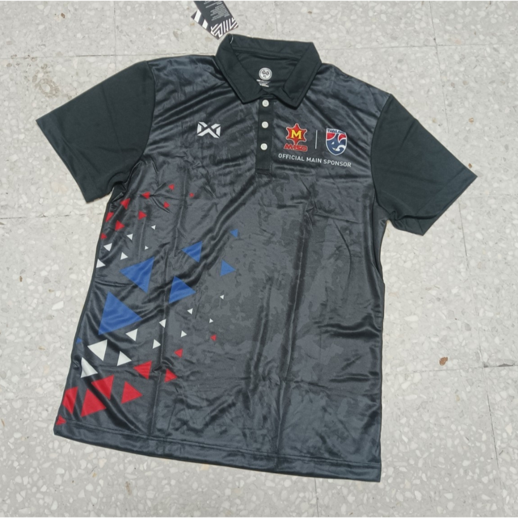ของแท้ เสื้อ โปโล M150 x ช้างศึก ฟุตบอลทีมชาติไทย ลายใหม่ ล่าสุด WARRIX M150 x FOOTBALL THAILAND ...