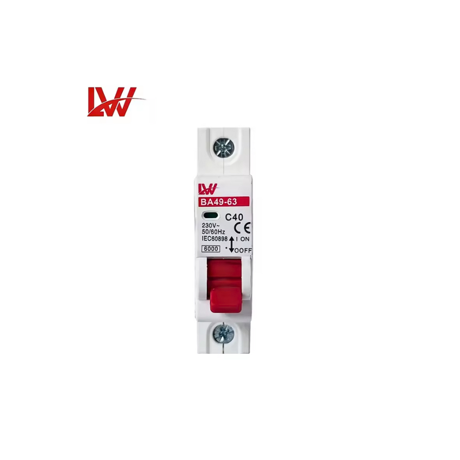 MCB AC 1P AC เบรกเกอร์ 1P 16A/20A/25A/32A/40A/50A/63A สำหรับไฟบ้าน ...