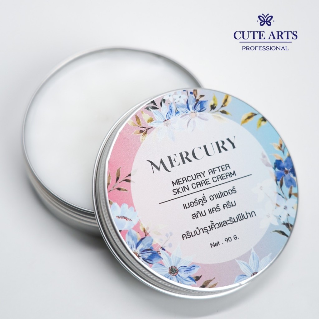 Mercury After skin care cream 90g. วาสลีน คิ้ว ปาก พร้อมส่ง | Shopee ...