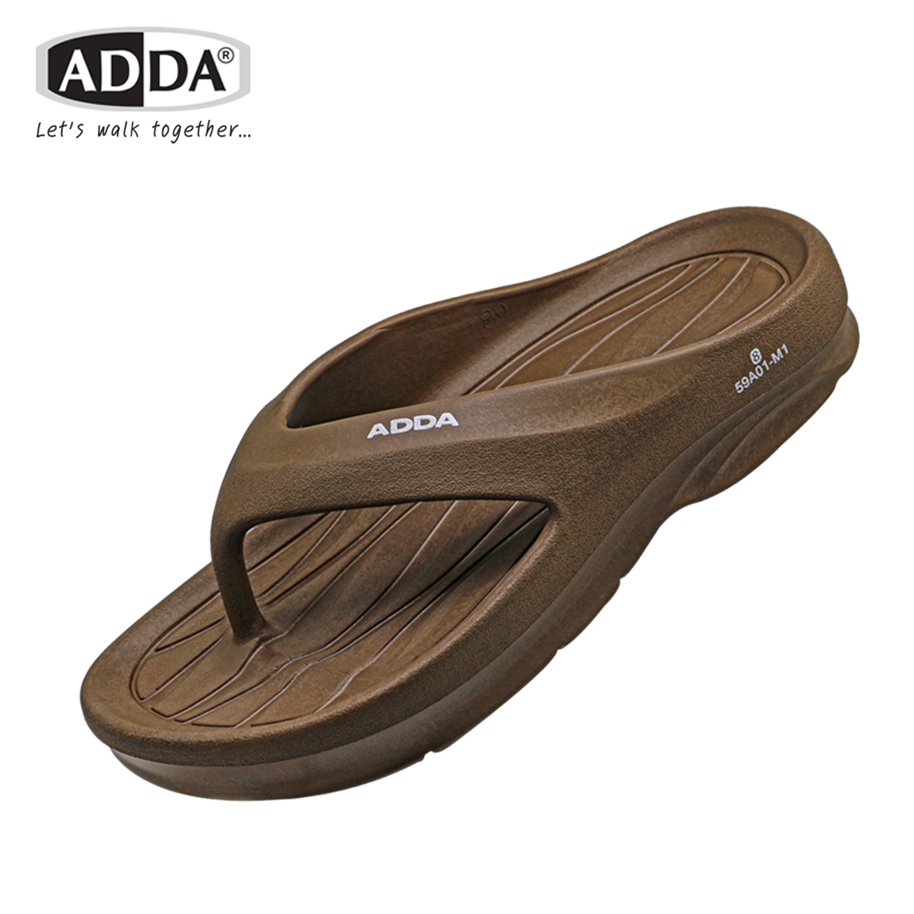 ADDA รองเท้าแตะ รองเท้าลำลอง แบบหนีบ สำหรับผู้ชาย รุ่น 59A01M1 (ไซส์ 7 ...