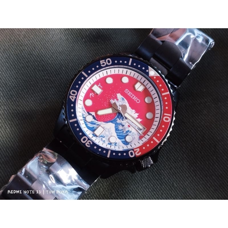 Seiko SKX Mod Godzilla Kanagawa Dial. NH36 | Shopee Thailand