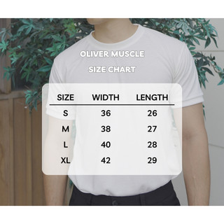 OLIVER MUSCLE เสื้อยืดแขนสั้น SOFT FIT ทรงรัดแขน เนื้อผ้าเบา นุ่มมากกก ...
