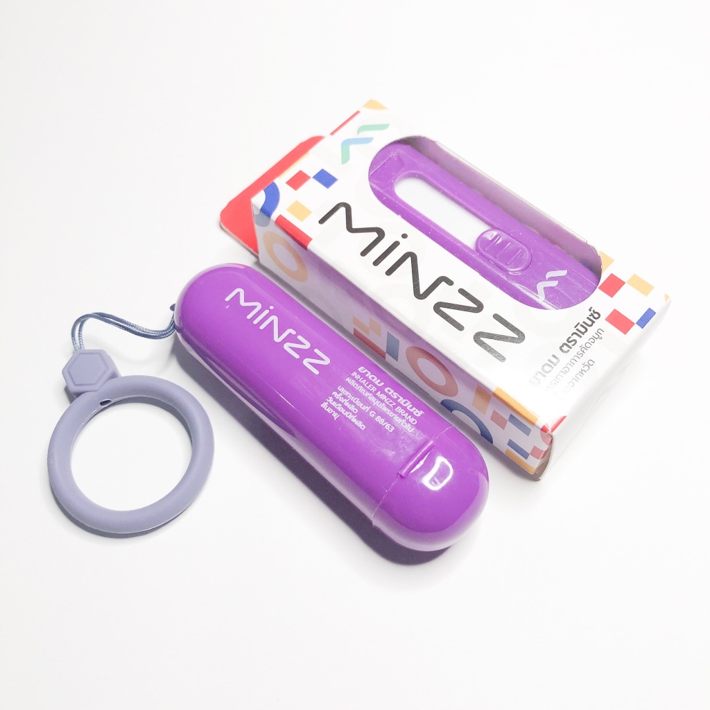 ยาดม MINZZ มินซ์ แถมห่วงหรือสายคล้อง | Shopee Thailand