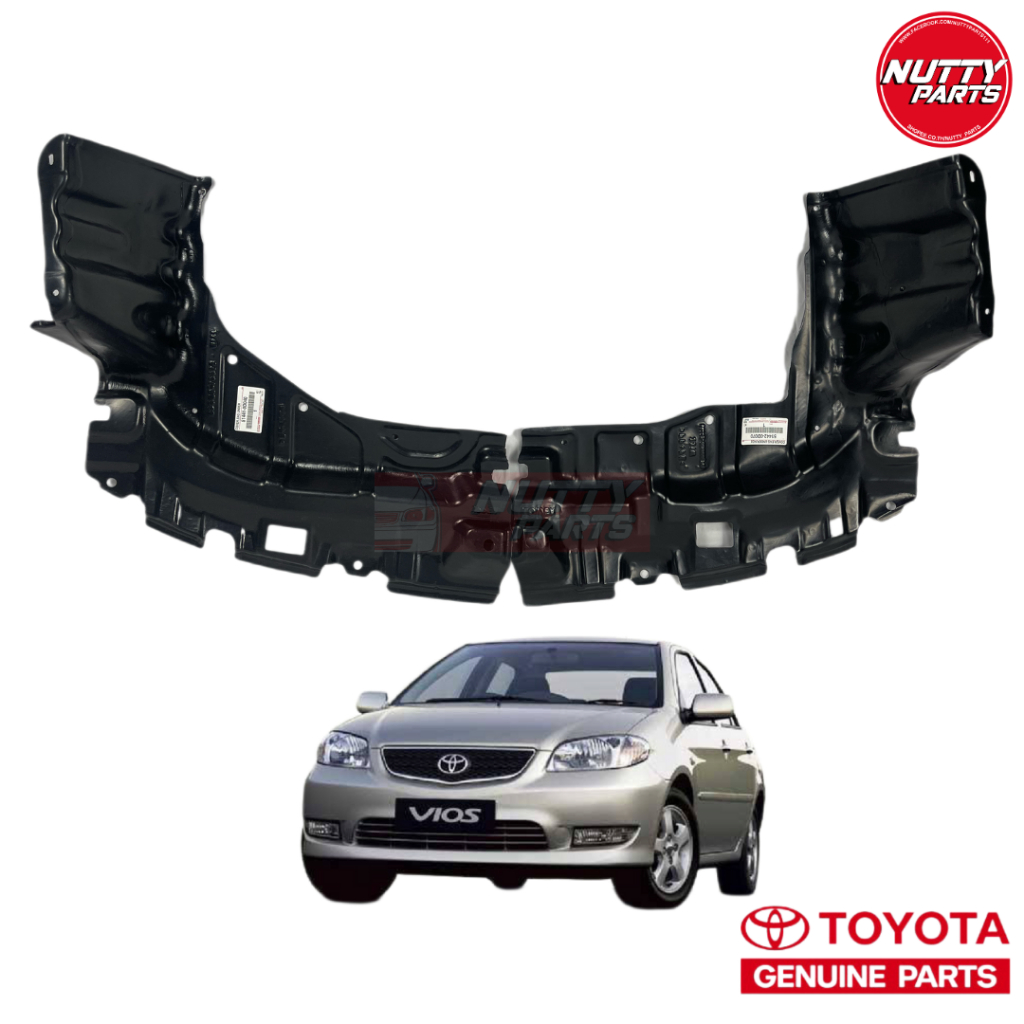 อะไหล่แท้ พลาสติกใต้เครื่อง TOYOTA VIOS NCP42 บังฝุ่นใต้เครื่อง แผงใต้ ...