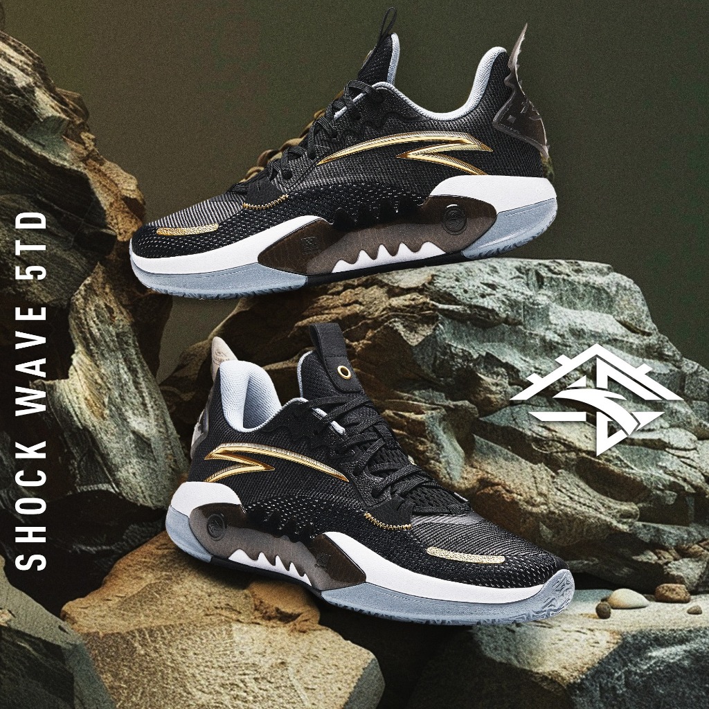 [ANTA X Kyrie Irving] Shock Wave 5 Team รองเท้าบาสเก็ตบอลชาย กันลื่นทน ...