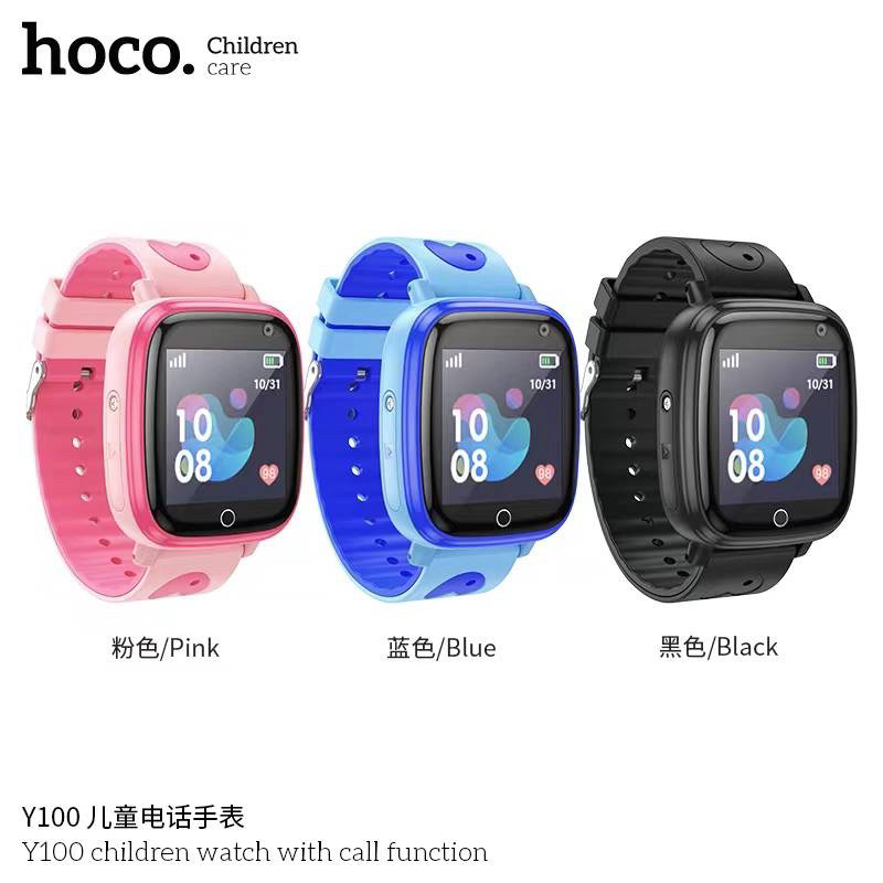 Hoco Y100 Children's phone watch Call Function นาฬิกาโทรศัพท์สำหรับเด็ก ...