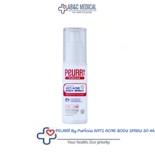 PEURRi By Puricas ANTI ACNE BODY SPRAY สเปรย์ลดเลือนสิวหลังและสิวตัว ...