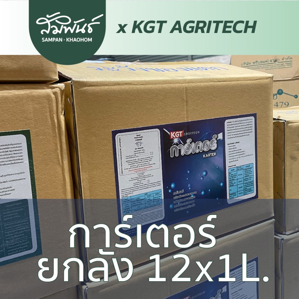 การ์เตอร์ KGT เคจีที ยกลัง ของแท้ ! สินค้ายกลัง 12 ขวด x 1 ลิตร ...