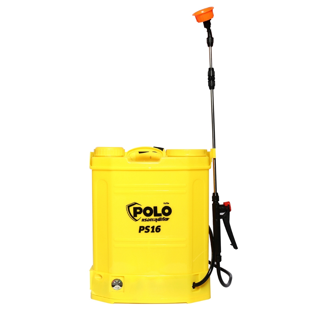 POLO เครื่องพ่นยาแบตเตอรี่สะพายหลัง รุ่น P113-PS16 ขนาด 16 ลิตร ถังพ่นยา ที่พ่นยา พ่นยา16L ของ ...