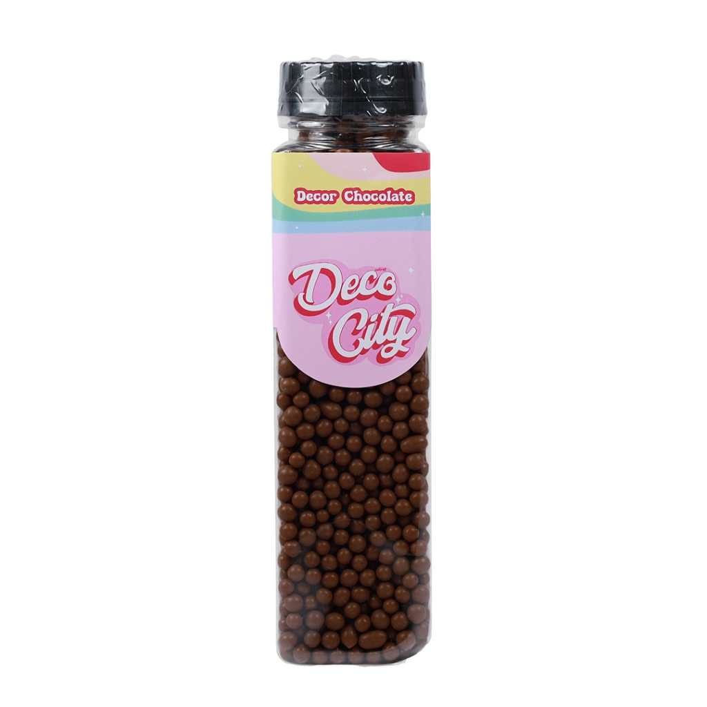 Chococity ข้าวพองเคลือบช็อกโกแลต สี Milk Rice Crispies สำหรับตกแต่งเค้ก ...