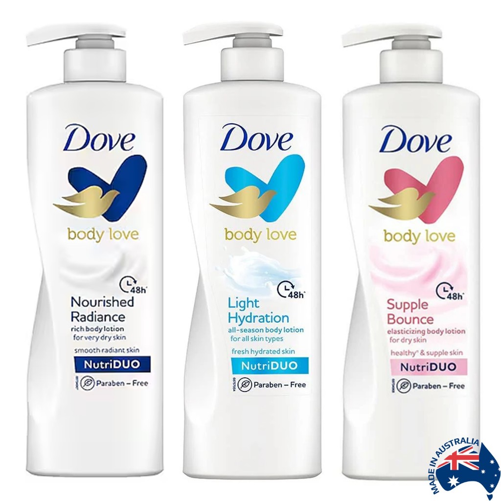 Dove Body Love Nutri Duo Body Lotion 48hrs Long-Lasting Moisturization ...