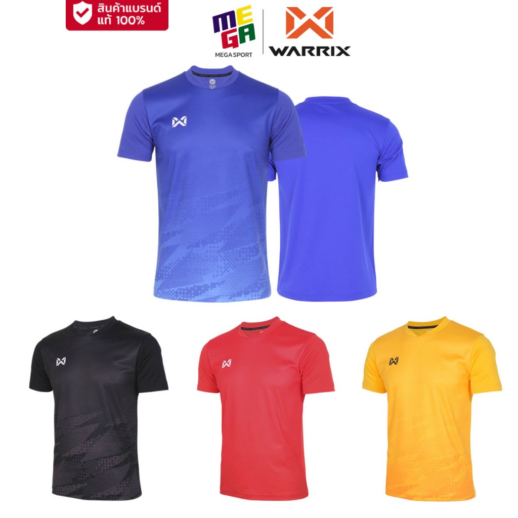 Warrix 2024🆕👕⚽ เสื้อกีฬา พิมพ์ลาย WA-241FBACL03 คอกลม ใส่สบาย ระบายอากาศ BOND PRO TEAMWEAR ...