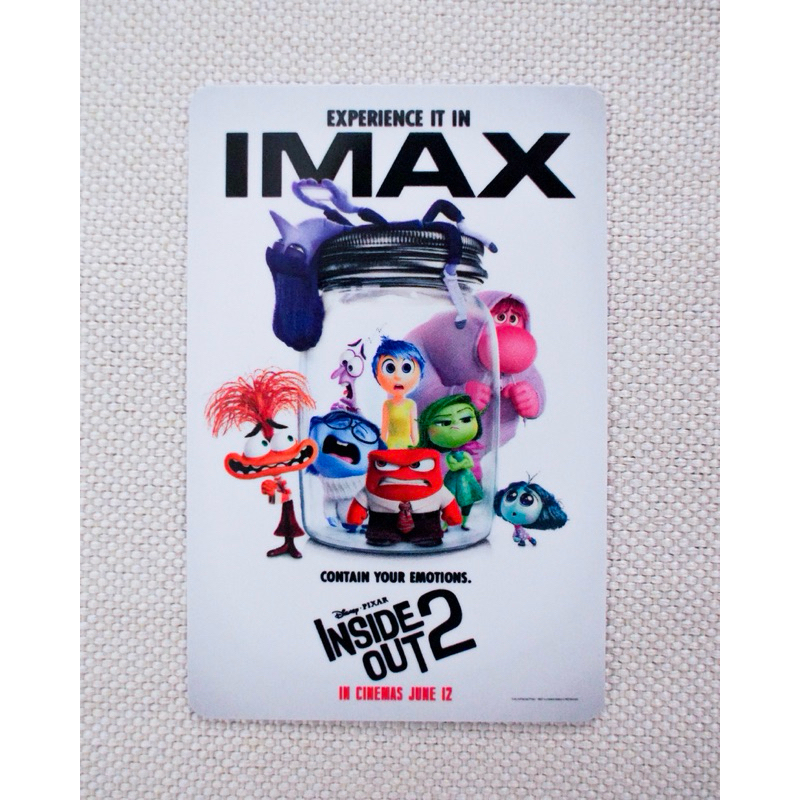 บัตรสะสมของแท้ “INSIDE OUT 2” IMAX จาก Major Cineplex - Collection Card ...