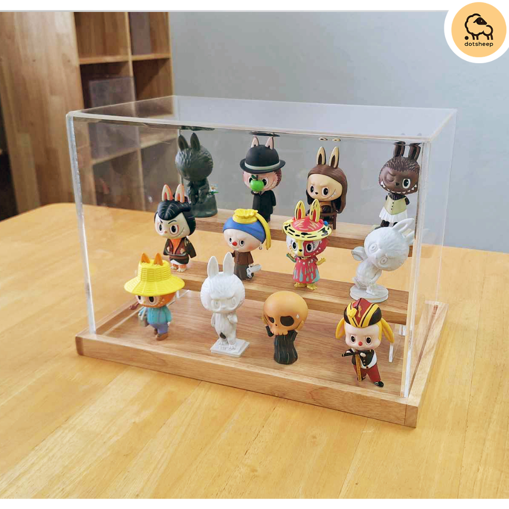 Dotsheep กล่องใส่โมเดล ใส่ Crybaby, Labubu,Molly 100% 19x31x22cm แบบ 3 ...