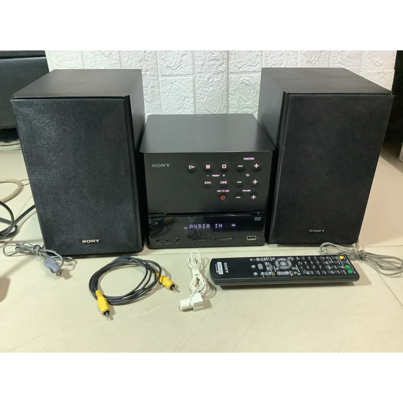 มือสอง มินิคอมโป SONY HCD-DH50R เล่นแผ่น-DVD AM FM in-AUX,Audio in,usb ...