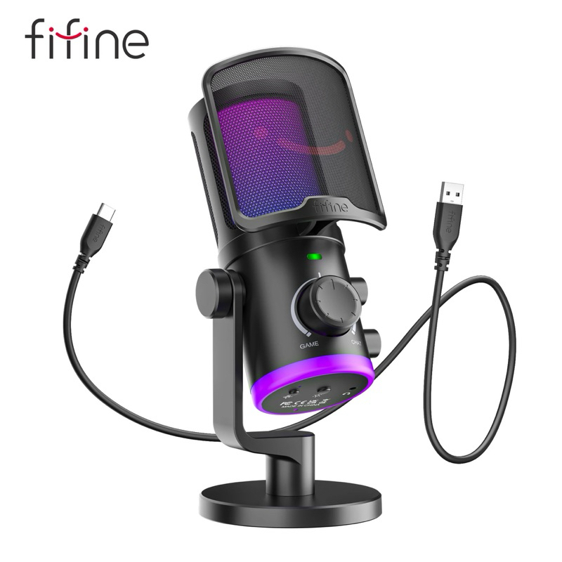 [กรุงเทพฯส่งด่วน] FIFINE AM6 USB CONDENSER MICROPHONE ไมโครโฟนคอนเดนเซอร์ รับประกัน 1 ปี ...