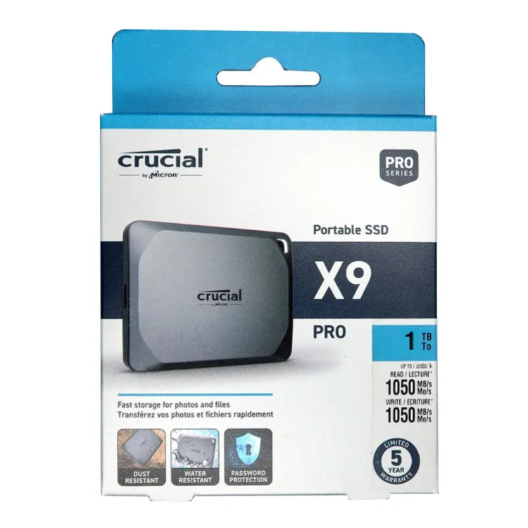 Crucial 1TB X9 PRO Portable SSD (1050MB/s) | Shopee Thailand
