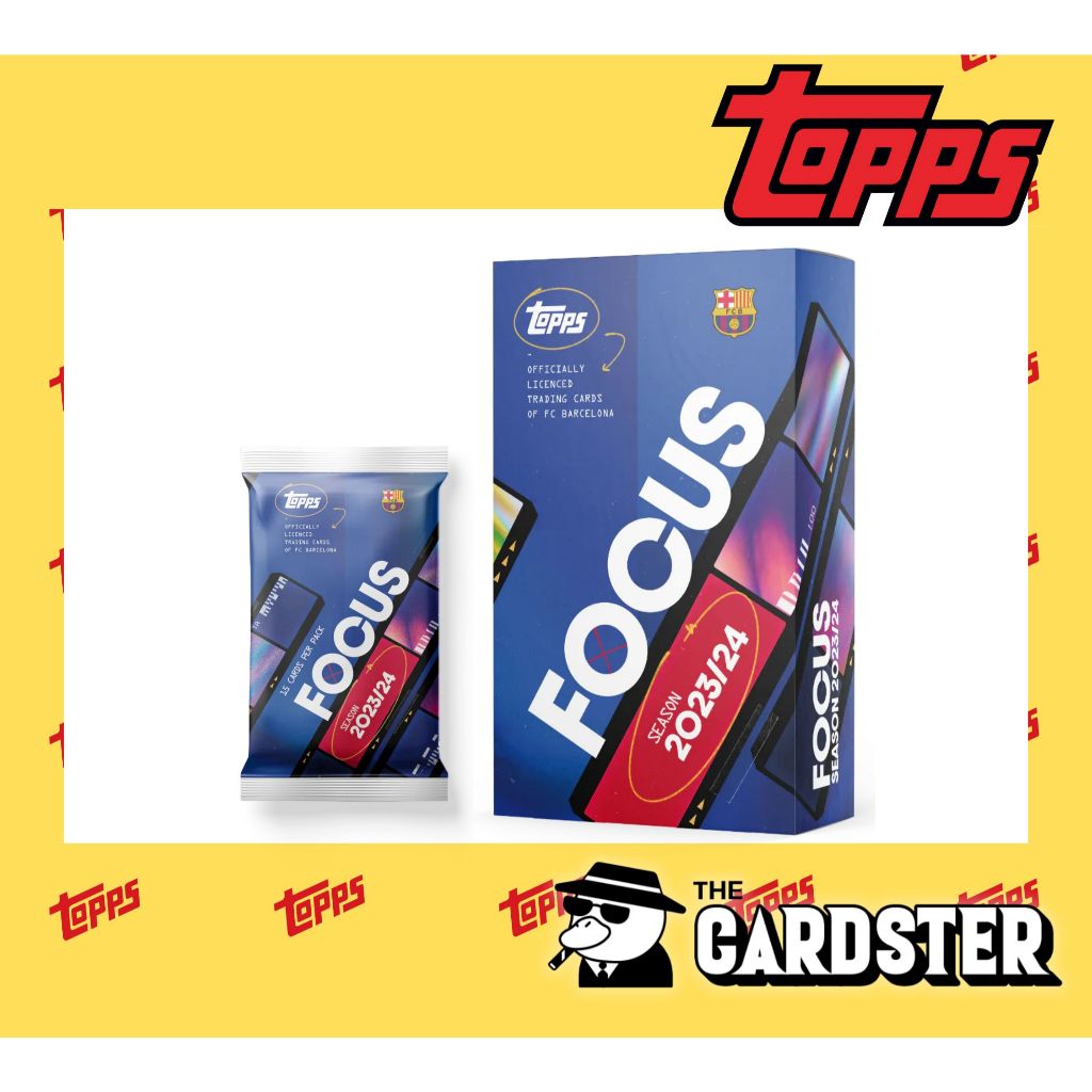[พร้อมส่ง !!!] Topps Focus FC Barcelona กล่องสุ่มการ์ดฟุตบอลแฟนเจ้าบุญ ...