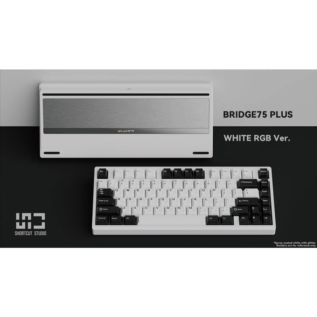 Shortcut Studio - Bridge 75 คีย์บอร์ดอลูมิเนียม ขนาด 75% ต่อสาย ไร้สาย ...