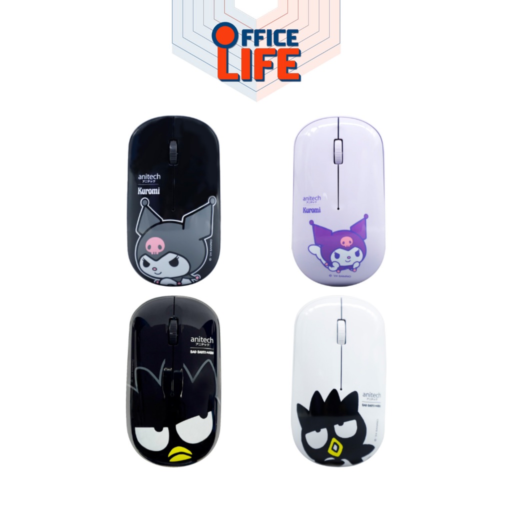 Anitech X Sanrio เมาส์ไร้สาย เม้าส์ รุ่น XO-W238 ( 1 ชิ้น ) [ สินค้ารับ ...