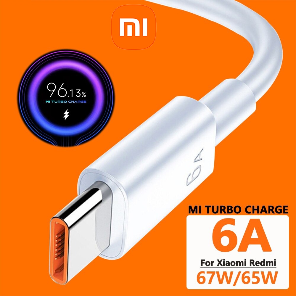 สายชาร์จ หัวชาร์จ 18W 33W 67W 120W สำหรับ Xiaomi USB Type C รองรับ ...