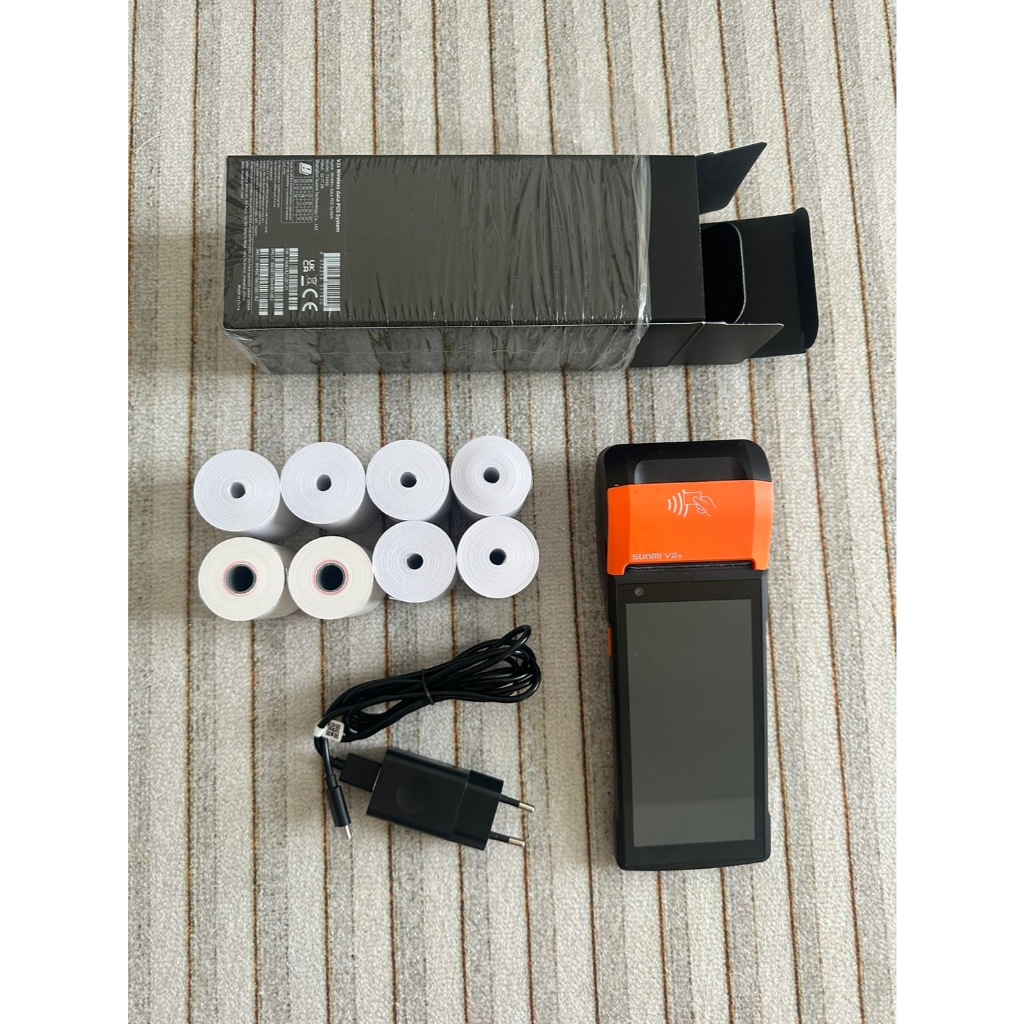 SUNMI V2 V2s POS Handheld เครื่องขายหน้าร้าน รับออเดอร์ พิมพ์ใบเสร็จ Food Deliver มือถือ ...