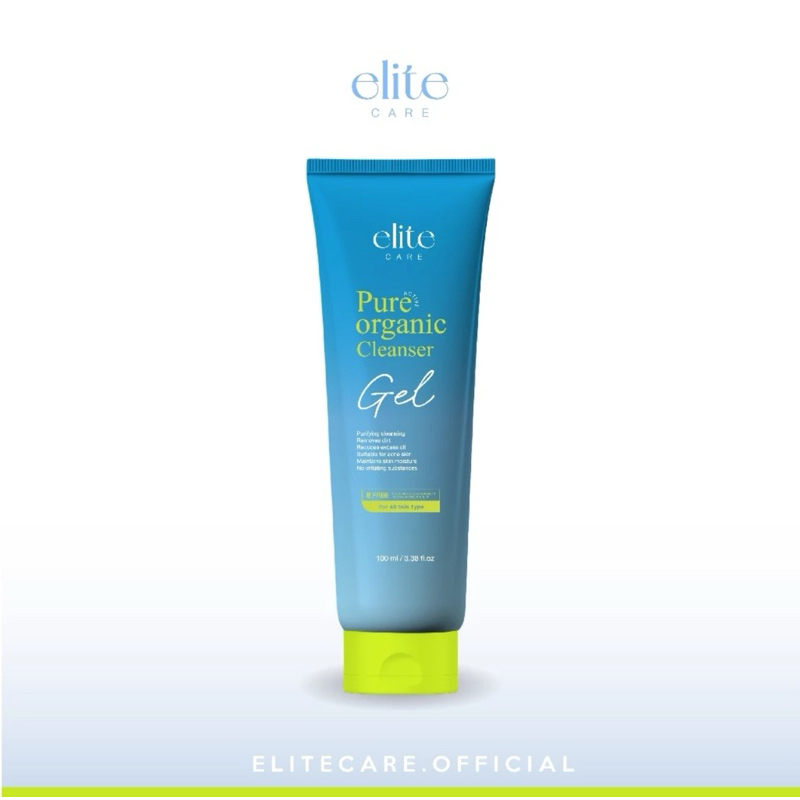 ELITE CARE HYDRATING FACIAL CLEANSER GEL 100 ML อีลิท แคร์เพียว แอคทีฟ ออร์แกนิค คลีนเซอร์เจล ...