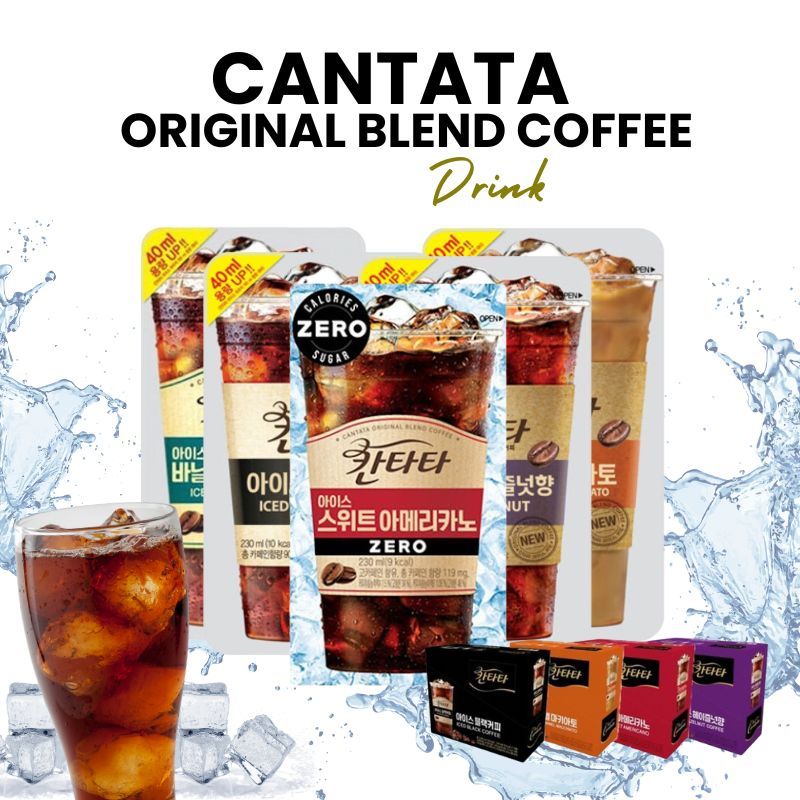 พร้อมส่ง ! [1แพ็ค มี 10ซอง] เครื่องดื่มกาแฟพร้อมทาน นำเข้าจากเกาหลี ...