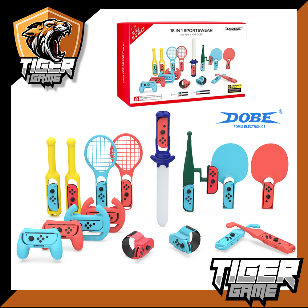 Dobe ชุดเล่นเกมส์ Sportswear 18 in 1 (TNS-2125)(Dobe Switch Connector ...