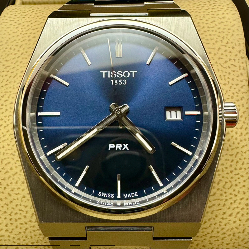 Tissot PRX T137410A Blue Dial | Shopee Thailand
