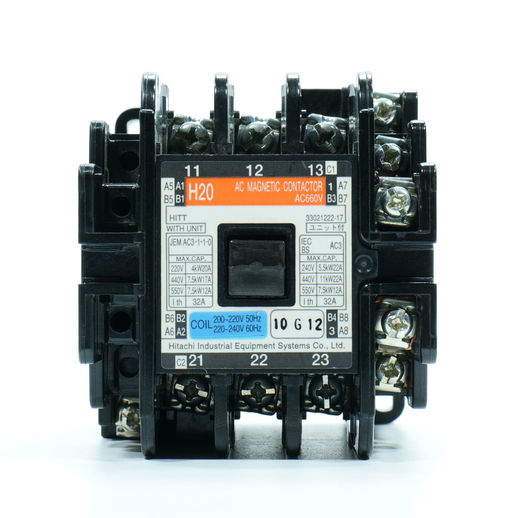 H20 HITACHI H20 MAGNETIC CONTACTOR H20 COIL 220V แมกเนติก คอนแทกเตอร์ ...