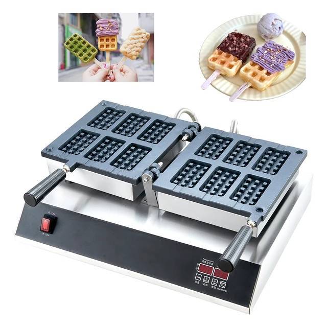 waffle pop maker เครื่องทำวาฟเฟิลป๊อป เครื่องทำวาฟเฟิลทรงเหลี่ยมเสียบ ...