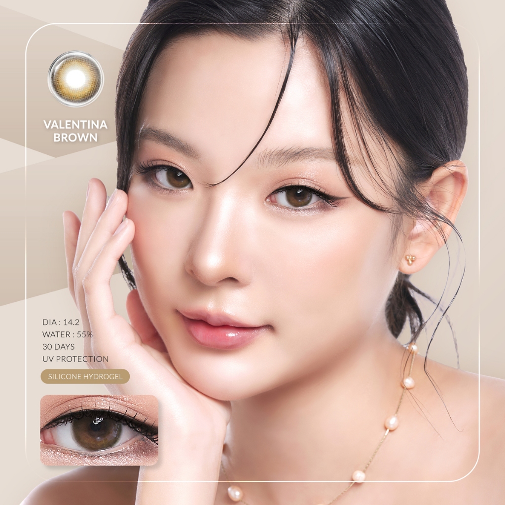 VATANIKA LENS : Valentina Brown คอนแทคเลนส์โดย แพร วทานิกา | Shopee Thailand
