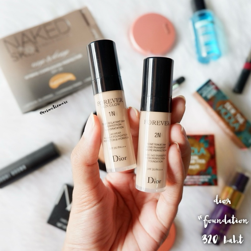 พร้อมส่ง! ️ dior forever foundation glow/matte 5ml สี 1N/2N | Shopee Thailand
