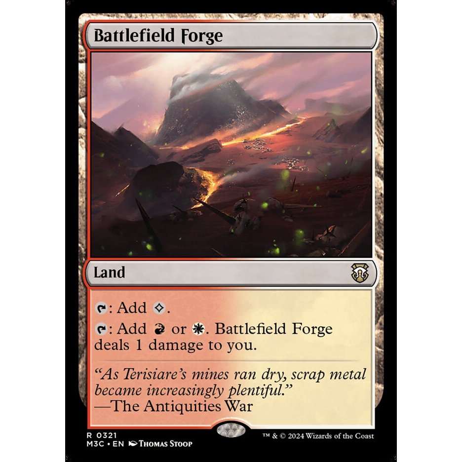 Battlefield Forge การ์ด Magic The Gathering ของแท้ จากชุด Modern Horizons 3 Commander Decks ...