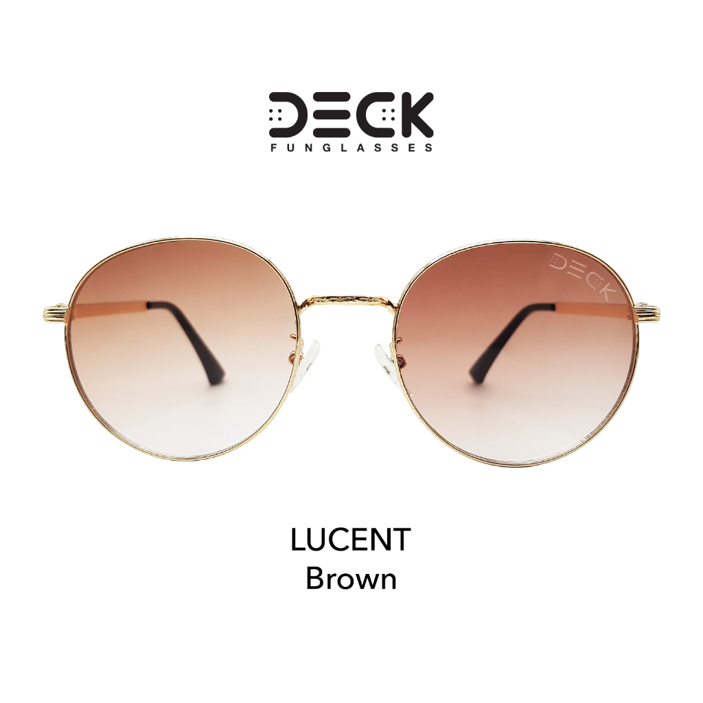 แว่นตากันแดด DECK FUNGLASSES รุ่น LUCENT - BROWN ของแท้ ประกันศูนย์ | Shopee Thailand