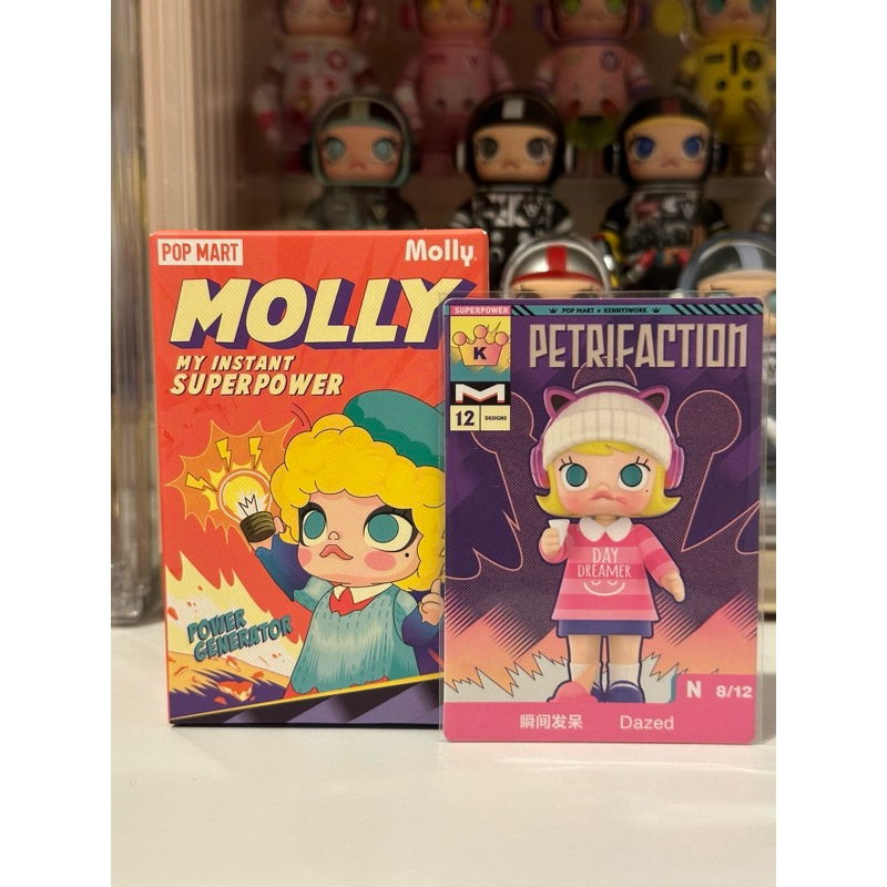 Molly superpower ฟิกเกอร์จาก Popmart พร้อมส่ง แบบเลือกตัว เช็คการ์ด ...