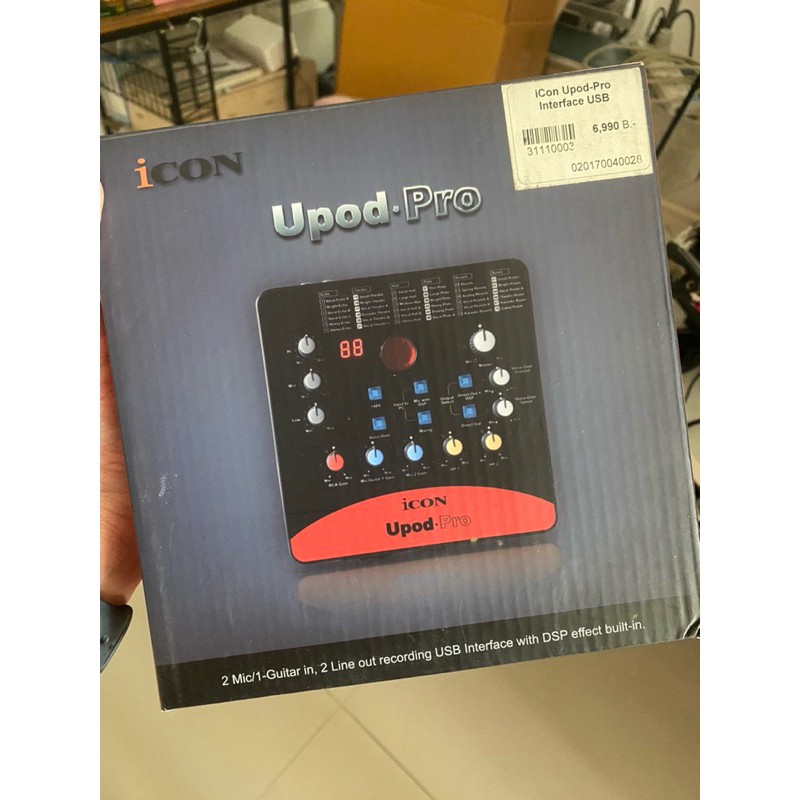 มือสอง! iCON UPod Pro Interface มี phantom 48v เอฟเฟคเสียงสามารถบันทึก ...