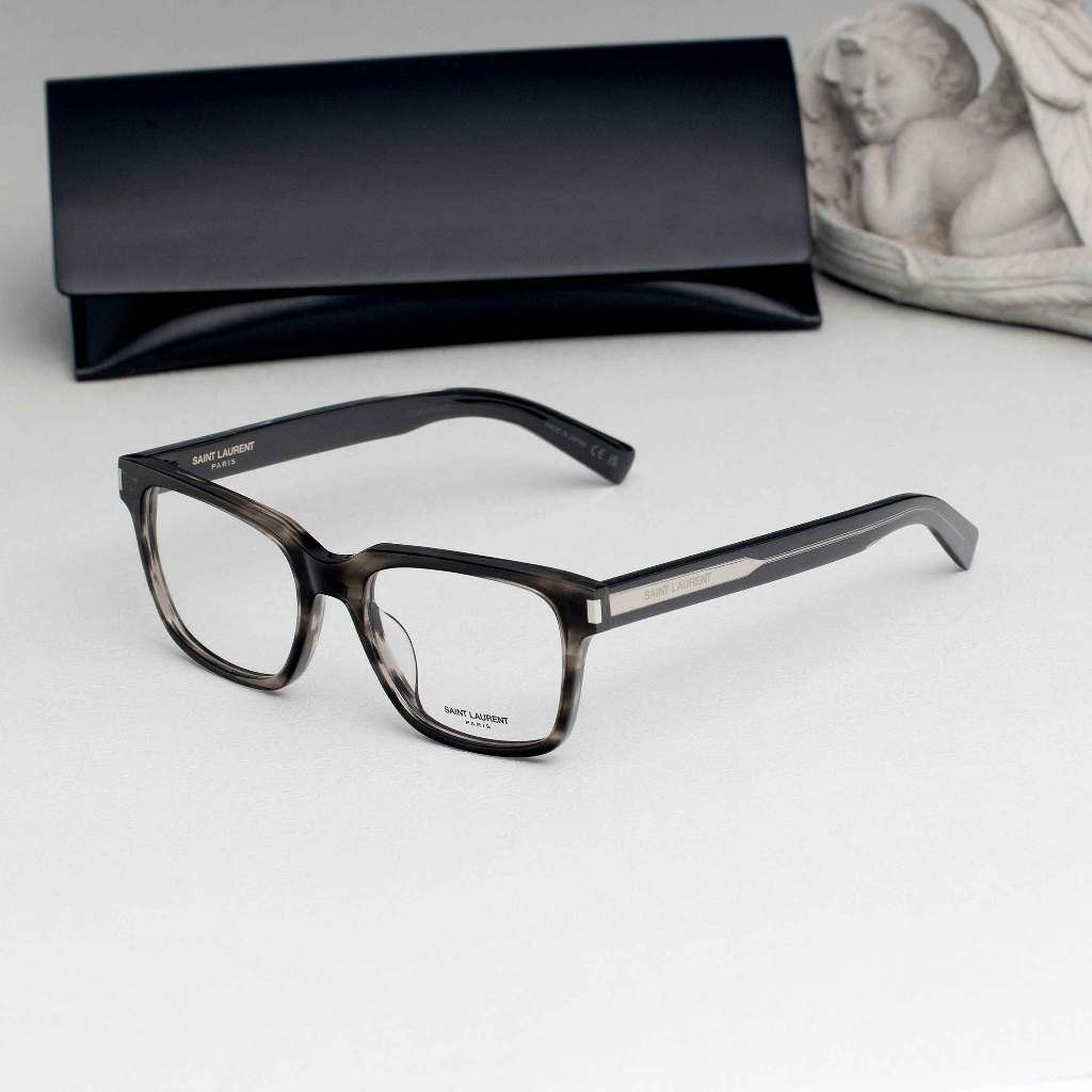 กรอบแว่นตา YSL รุ่น SL 621 005 SIZE 54 MM. (HAVANA-CRYSTAL-TRANSPARENT ...