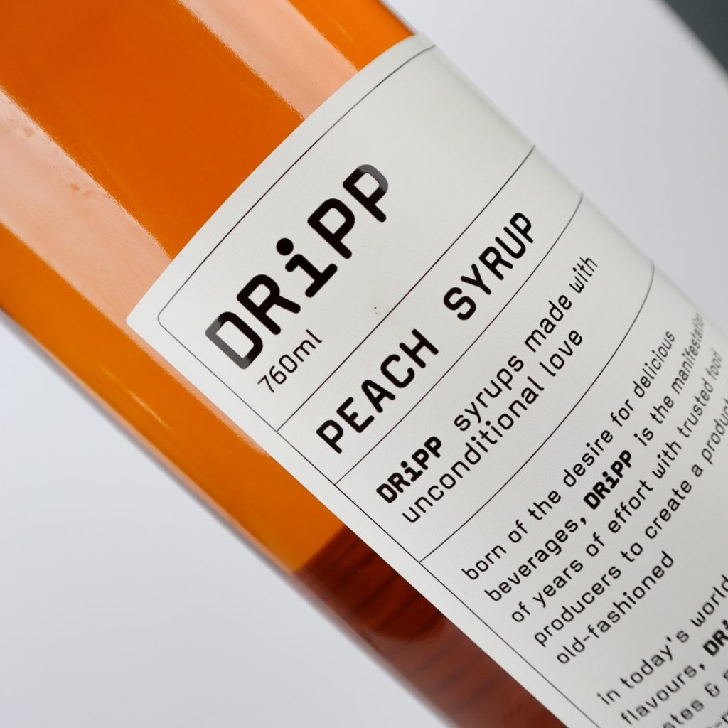 Dripp peach syrup 760ml/น้ำเชื่อมกลิ่นพีช ตราดริป | Shopee Thailand