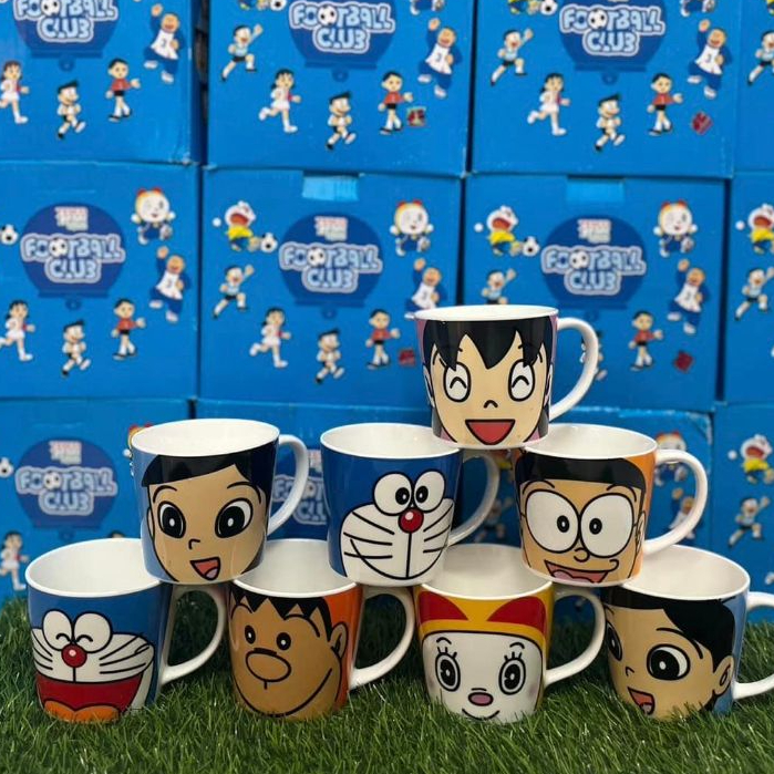 สินค้าพร้อมจัดส่ง ชุดแก้ว โดเรม่อน พรีเมี่ยมโลตัส ลิขสิทธิ์แท้ ...