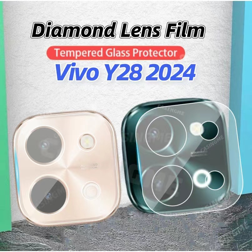 ฟิล์มกระจกกันรอย เลนส์กล้อง เต็มเลนส์ Vivo Y28 Y28 4G | Shopee Thailand