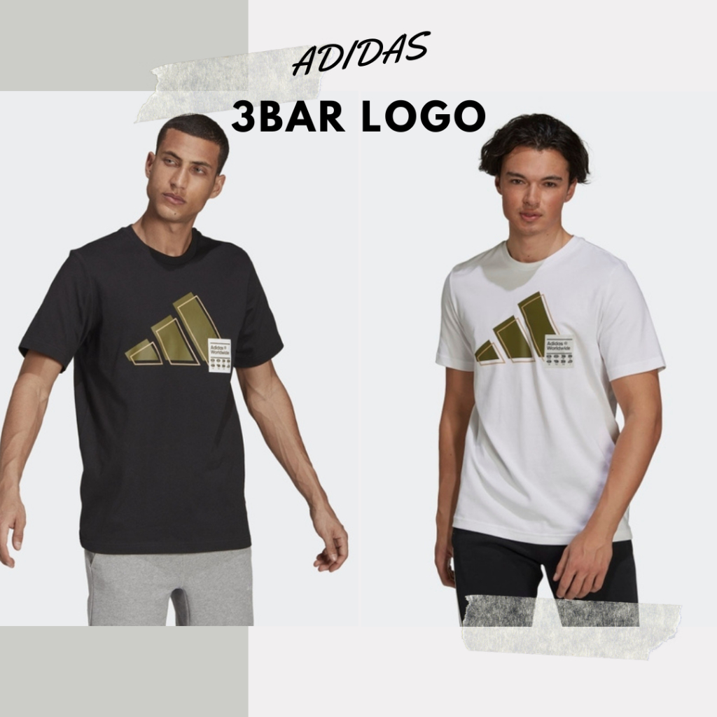 เสื้อยืด ADIDAS 3BAR LOGO TEE [ ลิขสิทธิ์แท้ ป้ายไทย ] [รหัส GV5159 ...