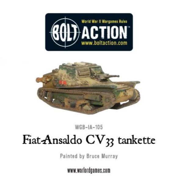 [พร้อมส่ง]warlord game-Fiat-Ansaldo CV33 Tankette | Shopee Thailand