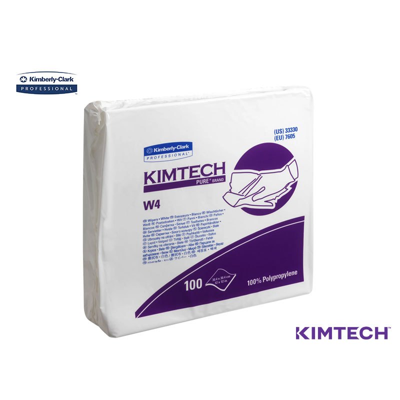 แผ่นเช็ดห้องคลีนรูม KIMTECH PURE* CL4 Wiper | ใช้ห้องคลีนรูม | 100 แผ่น ...