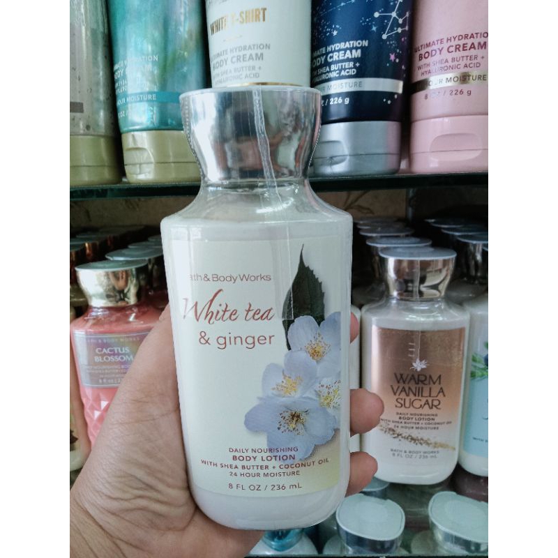 Bath & Body Works WHITE TEA & GINGER Body Lotion 236ml. | Shopee Thailand