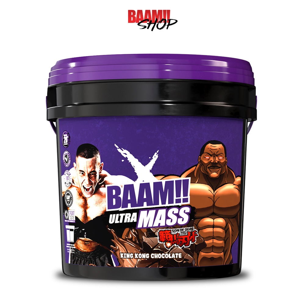 BAAM ULTRA MASS ขนาด 20 LB เพิ่มน้ำหนัก สูตรเพิ่มน้ำหนัก ให้สารอาหารครบ ...