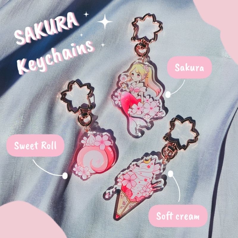 Keychains and Sticker 【Sakura collection】 - พวงกุญแจ & สติ๊กเกอร์ ...