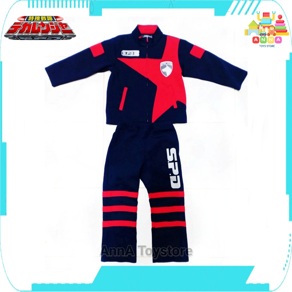 Dekaranger DekaRed Cosplay ชุดคอสเพลย์เด็ก เดกะเรนเจอร์ เดกะเรด อาคาสะ ...
