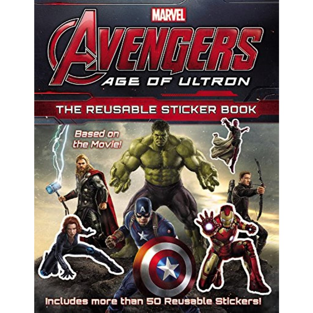 Marvel Avengers Age Of Ultron The Reusable Sticker Book หนังสือเด็ก ...